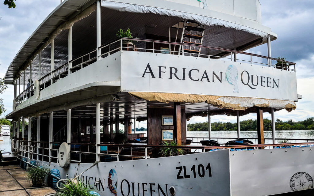 The African Queen sunset cruise (Zambezi River) - Rusty Travel Trunk