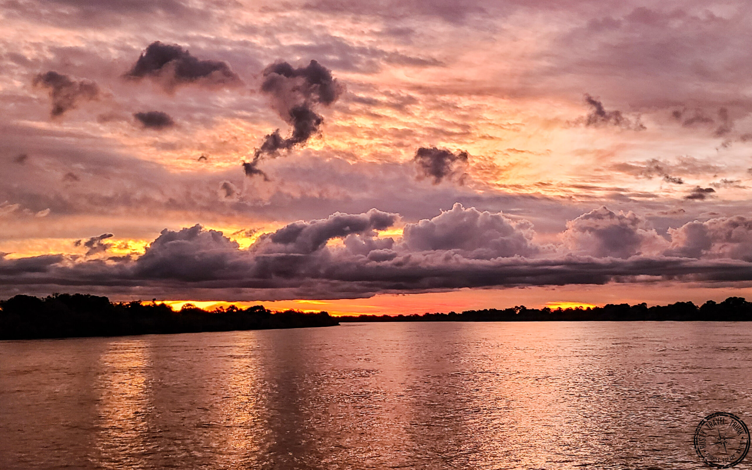 The African Queen sunset cruise (Zambezi River) - Rusty Travel Trunk